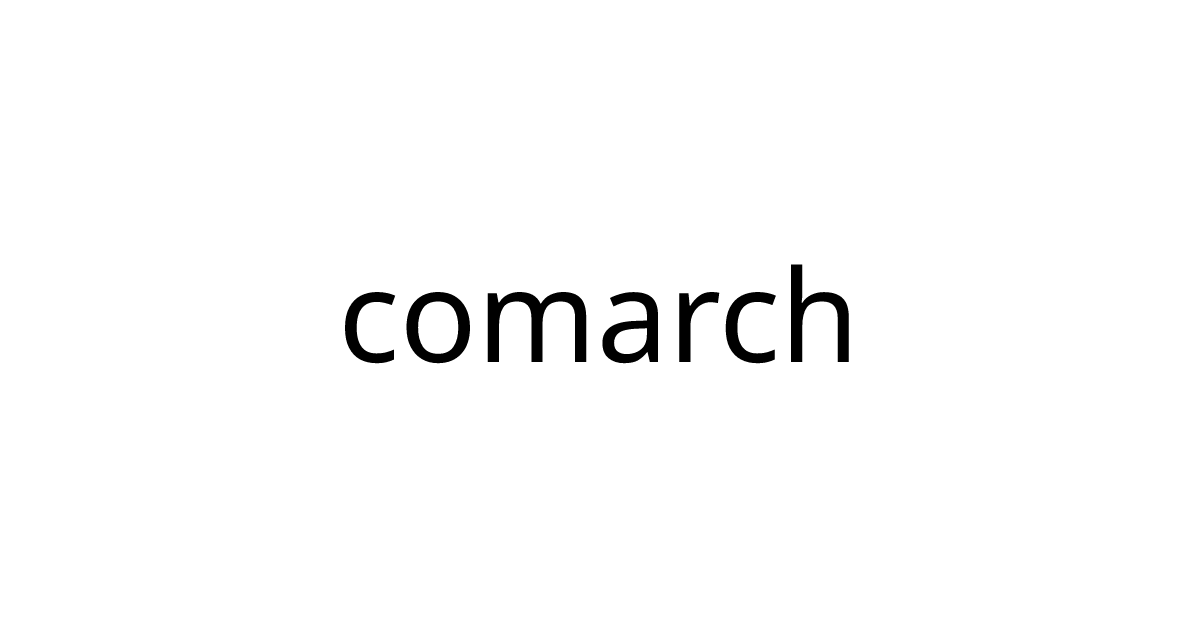 Comarch | TM Forum ODA Component Directory